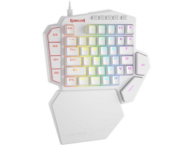 Redragon K585 DITI One-Handed RGB Mechanical Gaming Keyboard, 42 Keys ...