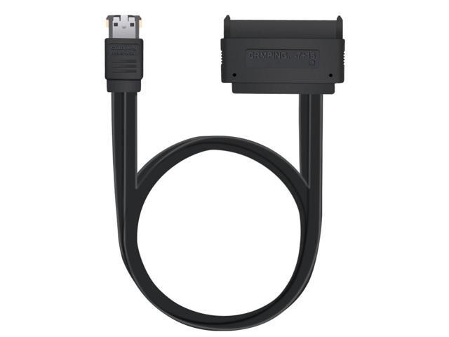 Power Esata to Sata Cable 22Pin Hard Disk Cable eSATA to Slim SATA 7 ...