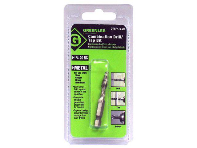 Greenlee Textron DTAP1/4-20 Drill/All-Purpose Bit 1/4-20 Drill/Tap Bits ...