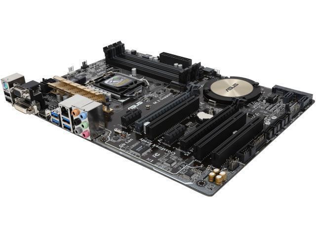 Refurbished: ASUS Z97-C LGA 1150 Intel Z97 HDMI SATA 6Gb/s USB 3.0 ATX Intel Motherboard ...
