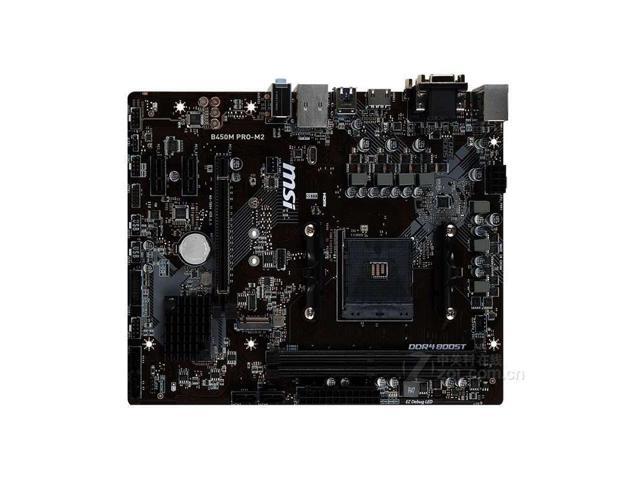 Refurbished: MSI B450M PRO-M2 AMD B450 Socket AM4 DDR4 32GB Micro ATX ...