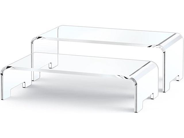 Zimilar 2 Pack Monitor Stand Riser, Acrylic Computer Stand Riser for ...