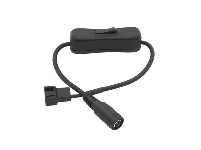 DC5521 To 4 Pin Cable Computer Case CPU Cooling Fan Power Adapter Cable ...