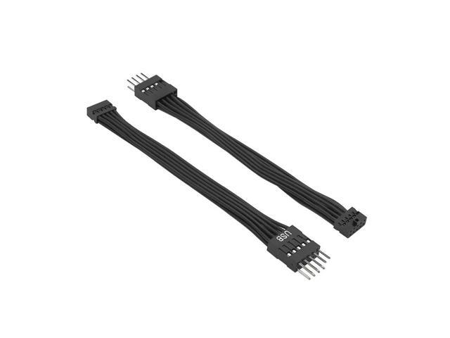 Dupont Mini USB 2.0mm 10Pin Female to Dupont USB 2.54mm 9Pin Male Power ...