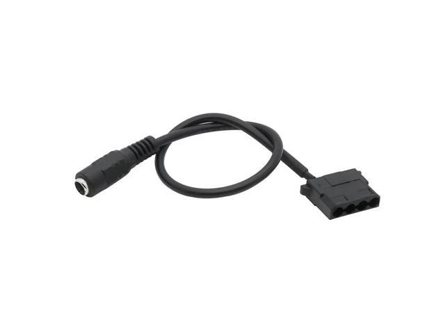 2pcs 28cm IDE Molex Female to DC 5.5*2.1mm Female Adapter Cable 12V ...