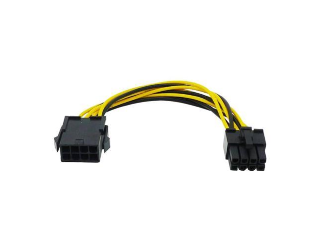 8 Pin to 8 Pin ATX EPS Male to Female Power Extension PSU Mainboard ...