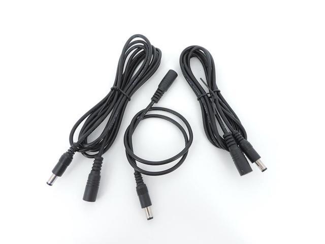 1m/2/3/5m DC Power supply Cable Female to Male Plug connector wire ...