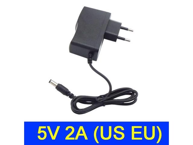 AC 100V-240V DC Power supply Adapter plug Converter 5V 2A 2000ma For ...