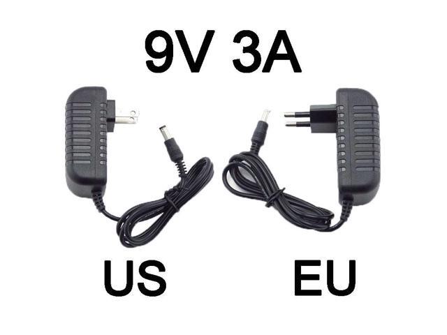 9V 3A 3000ma AC 110V 220V to DC 9V 3A Adapter Power Supply Converter ...