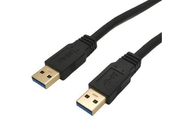 Gold USB 3.0 Male to Male A type extension M/M 0.6m 2FT USB cable AM TO ...