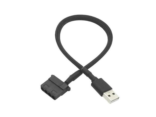 5v large 4Pin Fan To USB Adapter Cables 4Pin Computer PC Power Cable ...