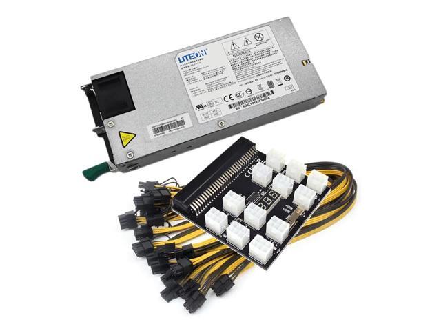 1200W Platinum Power Supply Kit Server PSU With Breakout Board and ...