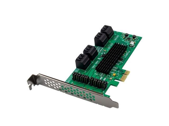 8 Port Sata 3 PCI Express Expansion Card PCI-E Sata Controller PCIe 1X ...
