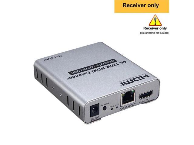 (AU Plug)(Only 1 Receiver)4K 120M HDMI Extender Cascade Connection over ...