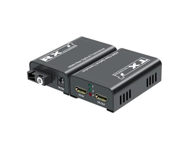20Km HDMI Fiber Extender over Single SC Fiber Optical Cable 1080P HDMI ...