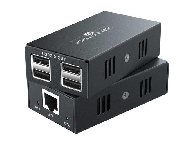 USB Extender Over Single Ethernet Cat5e/6 up to 50M USB RJ45 LAN ...