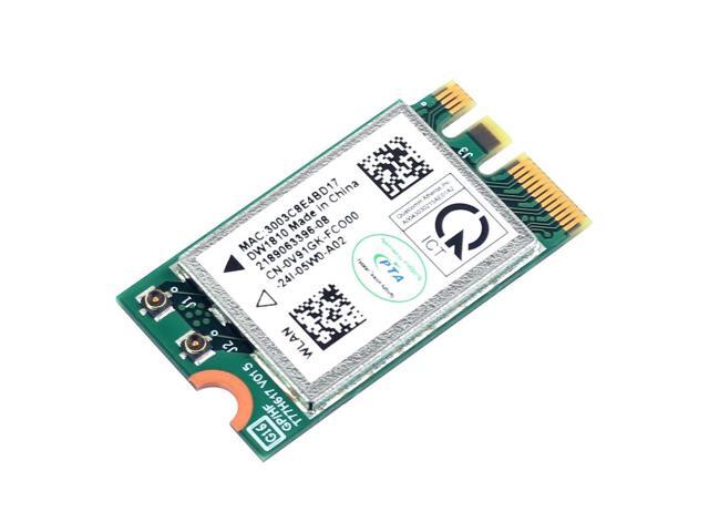 Dual Band Qualcomm QCA9377 QCNFA435 M.2 wifi Card DW1810 433Mbps ...