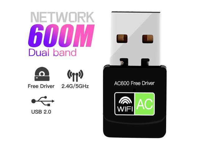 1300Mbps Mini USB Wifi Adapter Network Lan Card For PC Wifi Dongle Dual ...