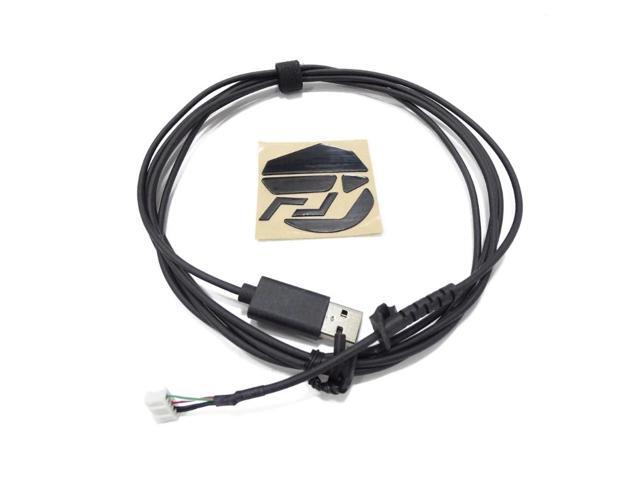 1Set Mouse Lines Replacement Durable PVC USB Mouse Cable and Mouse Feet ...