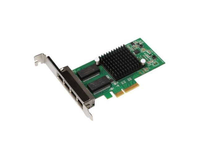 4 Ports PCIe X4 for Intel I350-T4 Chip 10/100/1000Mbps Lan Card Four ...