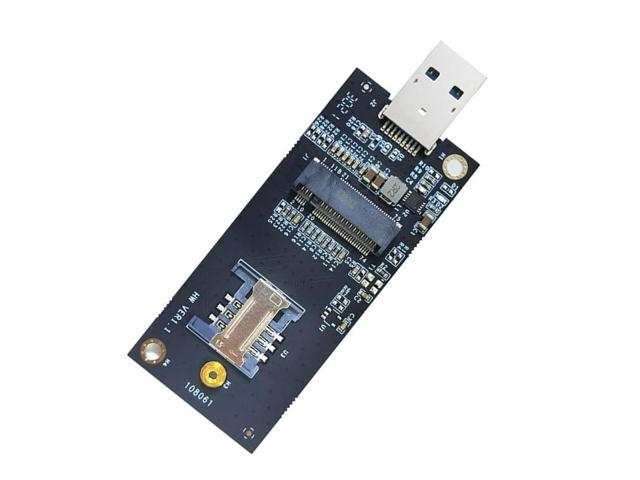 WLAN WWLAN 4G- LTE Module M2 USB3.0 Adapter Card DW5811e DW5816E EM7455 ...