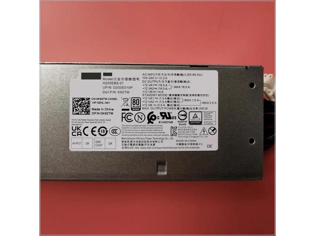 Optiplex 3080 5080 7080 5090 7090 SFF 200W Power Supply Adapter PSU ...