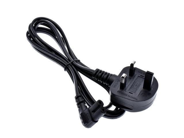 1.8M UK British 3-prong to Figure 8 C7 Right Angled Singapore Malaysia ...