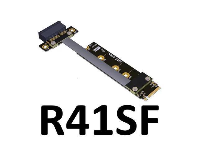 ADT R41SF PCIe x1 Pci-e 1x 3.0 to for M.2 key M Riser Adapter Card ...