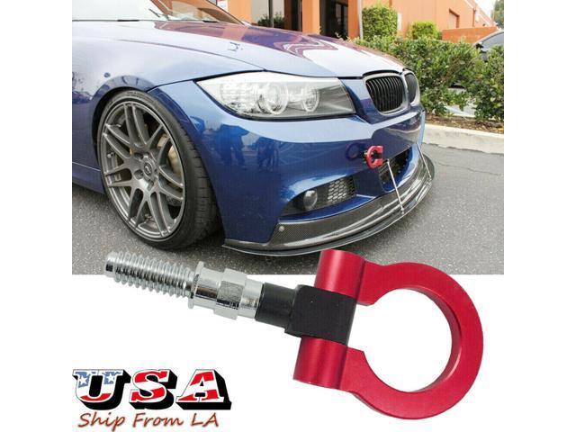 JDM Sport Red CNC Track Racing Aluminum Tow Hook For BMW 325i 328i 330i ...