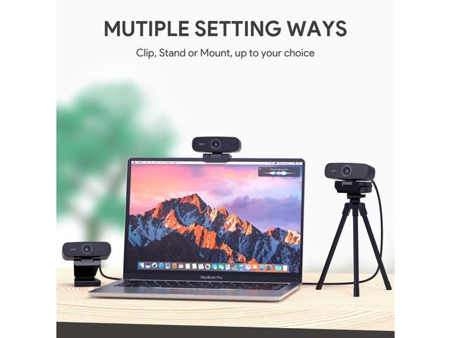AUKEY Webcam 1080p Full HD, Live Streaming Camera with Noise Reduction ...