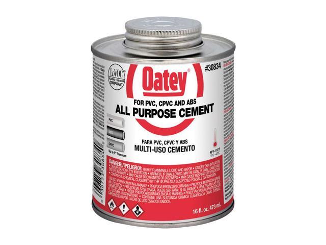 OATEY 30834 Cement,All Purpose,Clear,16 oz.,Low VOC - Newegg.com