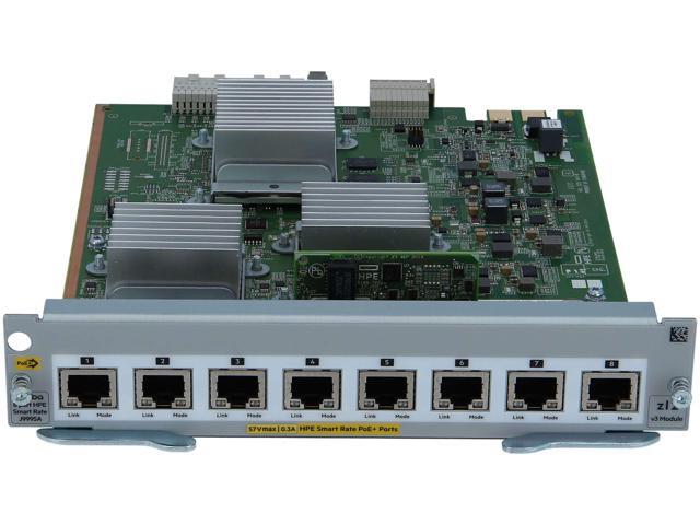 HPE - expansion module - 1/2.5/5/10GBase-T (PoE+) x 8 (J9995A) - Newegg.com