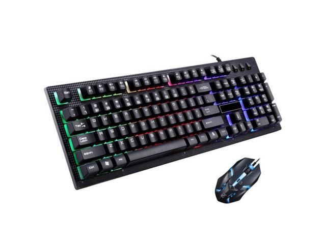 G20 104 Keys Mechanical Hand FeelBacklight Gaming Keyboard and Mouse ...
