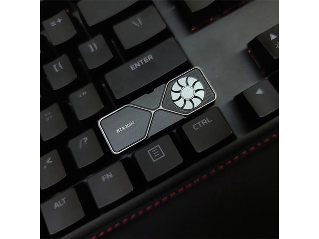 SHIFT Keycap RTX3080 Graphics Card Shape Metal Aluminum Alloy Keycap ...
