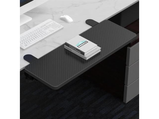 Desktop Extension Board Modern Carbon Fiber Veneer Punch-Free Computer ...