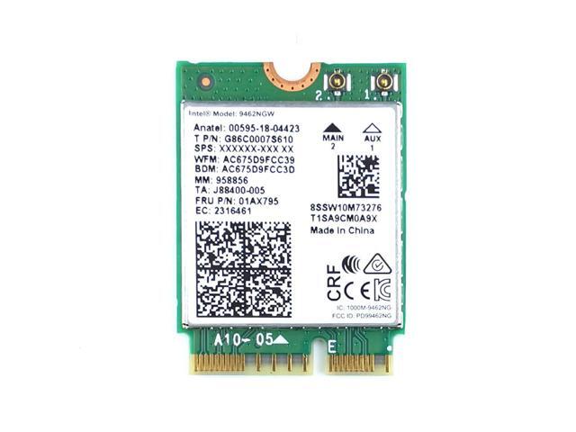 9462NGW AC 5G Gigabit Wireless Network Card 5.0 bluetooth Internal Dual ...