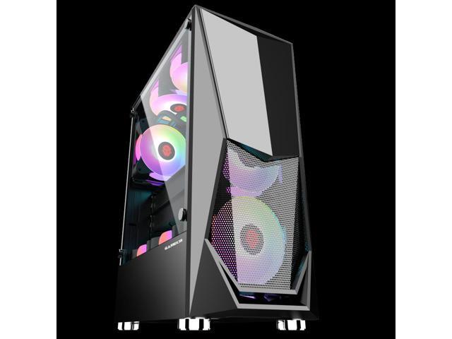 ATX Tower Computer Gaming Case Wide Special-Shaped Water Cooling ...