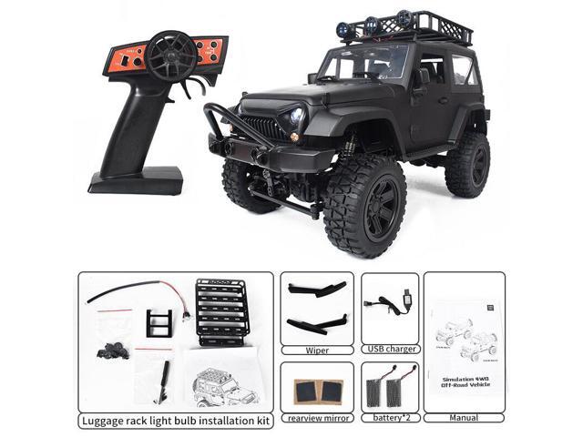 JY66 1/14 2.4Ghz 4WD RC Car For Jeep Off-Road Vehicles With LED Light ...