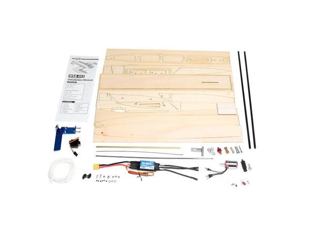 B061 B068 DIY RC Speed Boat Kit Wooden Sponson Outrigger Shrimp Model ...