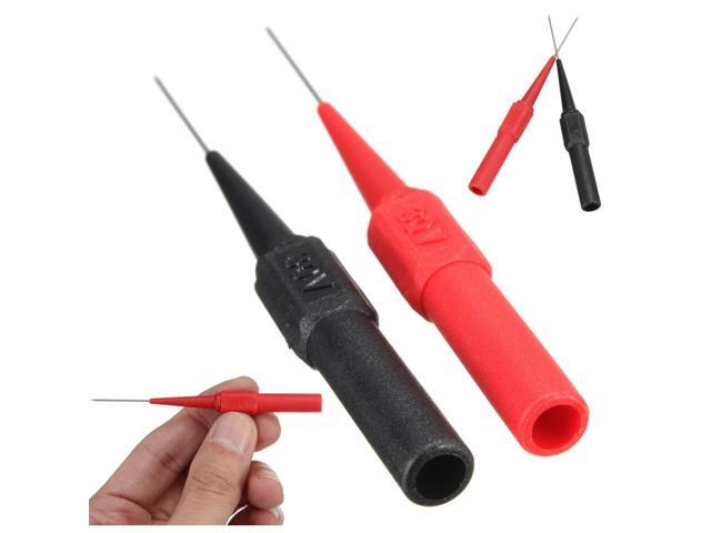 Insulation Piercing Needle Non-destructive Multimeter Test Probes Red ...
