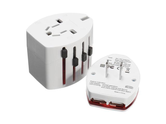 Universal Travel AC Power Charger Adapter Converter AU/UK/US/EU Plug ...