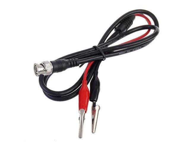 Male Jack To Dual Alligator Clip Oscilloscope Test Probe Cable - Newegg.com