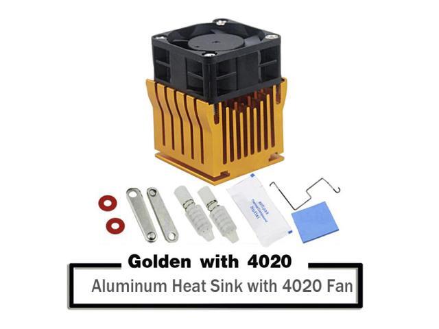 Aluminium Northbridge Heatsink Cooler Motherboard Radiator w/4cm Fan ...