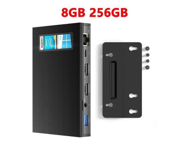 Fanless Mini PC 4K Windows 10 Pro J4125 Quad Core Computer 8GB RAM ...