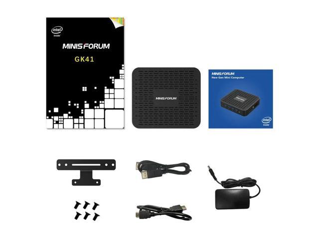 MINIS FORUM GK41 Windows 10 Pro MINI PC Intel Processor J4125 DDR4 8GB ...