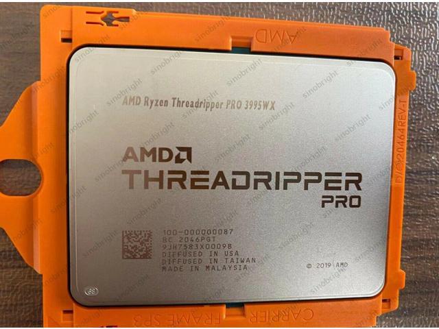 AMD Ryzen Threadripper PRO 3995WX CPU 64 Cores 128 Threads Up to 4.2GHz ...