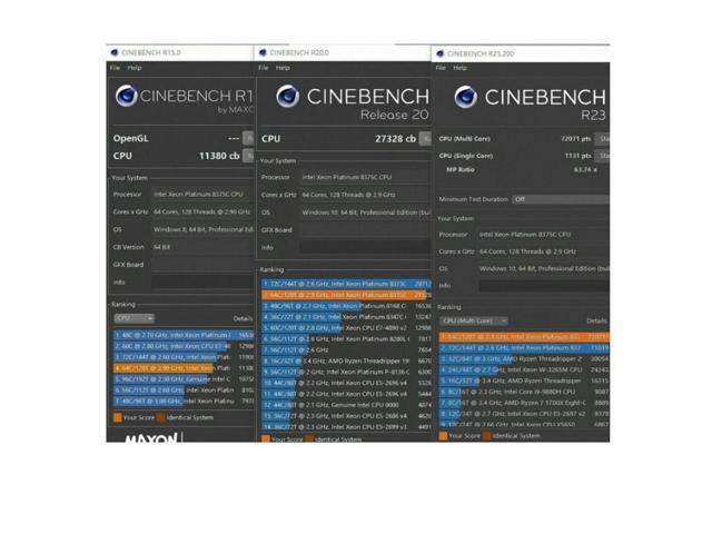 Intel Xeon Platinum 8375C CPU 32 Cores 2.9 GHz up to 3.5GHz 54MB 300W ...