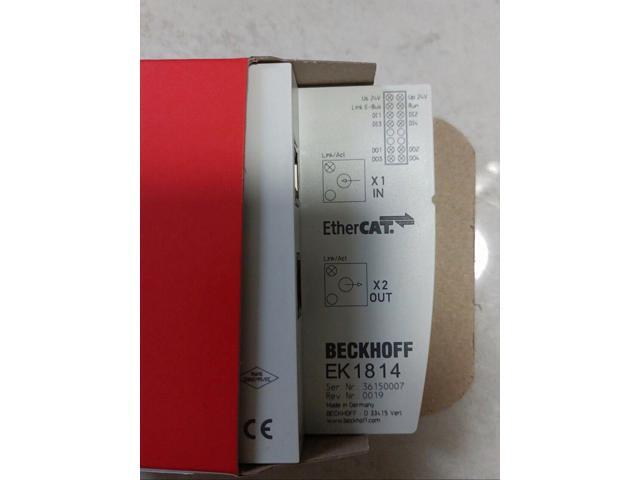 New Beckhoff EK1814 EK 1814 PLC Input/Output Module PLC Processors In Box FEDEX DHL Shipping ...