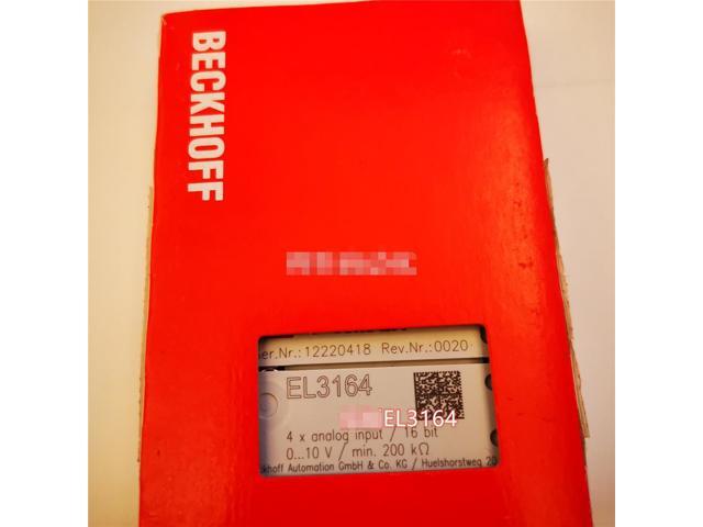 One New Beckhoff EL3164 EL 3164 PLC Moudule In Box FEDEX DHL Expedited ...