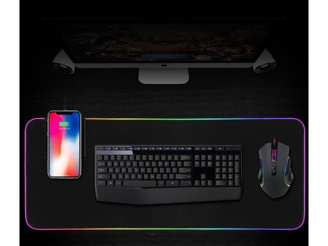 Doitory Gaming Mouse Pad,RGB Wireless Charger Mouse Pad, Large Mouse Pad, Big Extended Computer ...